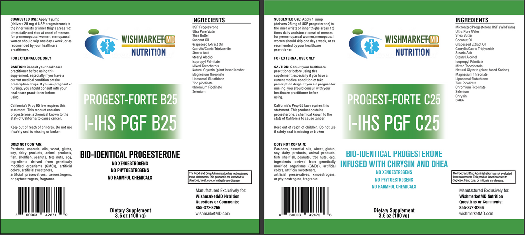 PROGEST-FORTE USP PROGESTERONE (WILD YAM EXTRACT) WITH DHEA AND CHRYSI ...